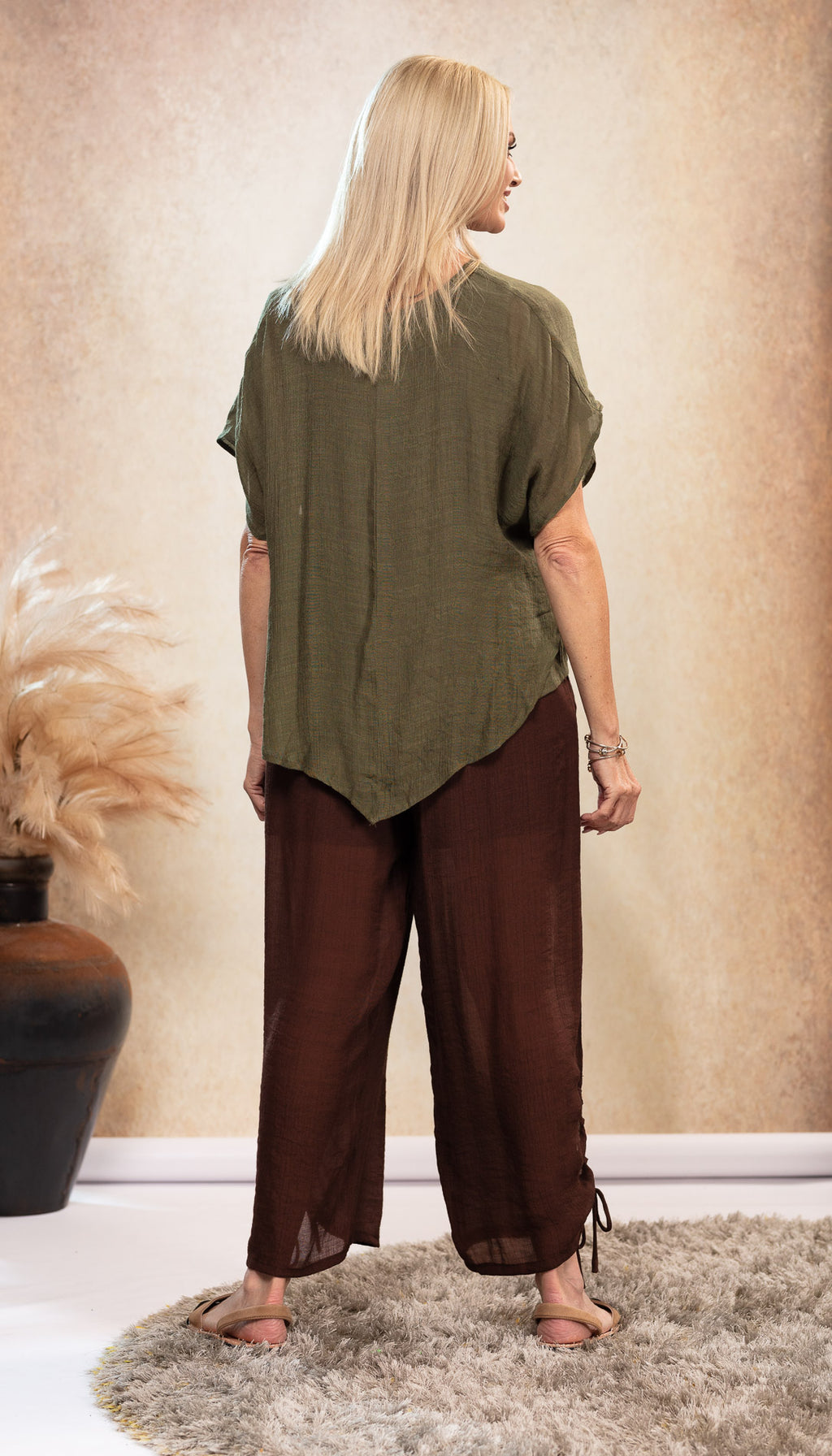 Angel Top NEW Colour Olive – White Amber Label
